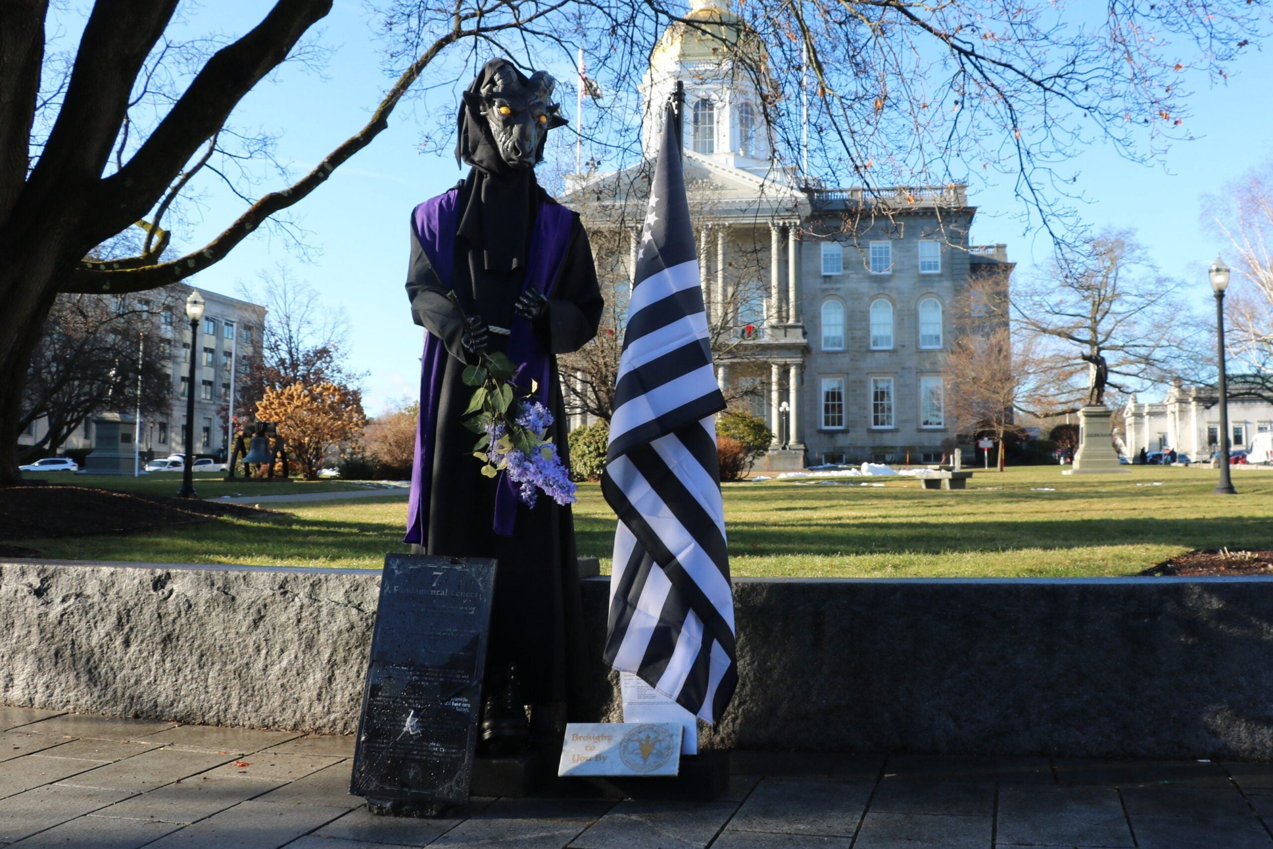 3 facing charges for allegedly vandalizing Satanic Temple holiday ...