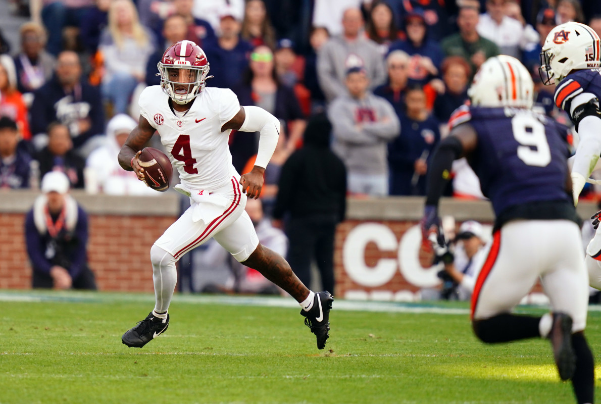 Alabama Quarterback Jalen Milroe Has Private Workout With Saints