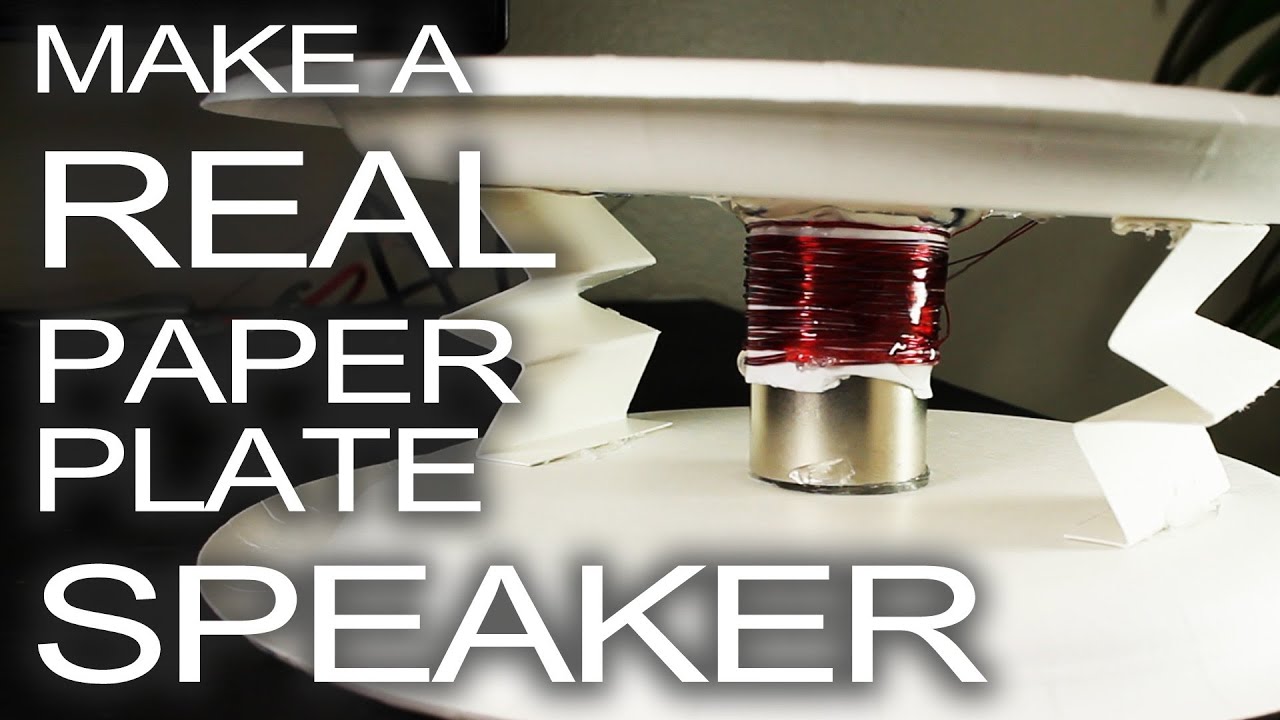 Make a Paper Plate Speaker for Under $1 Savings