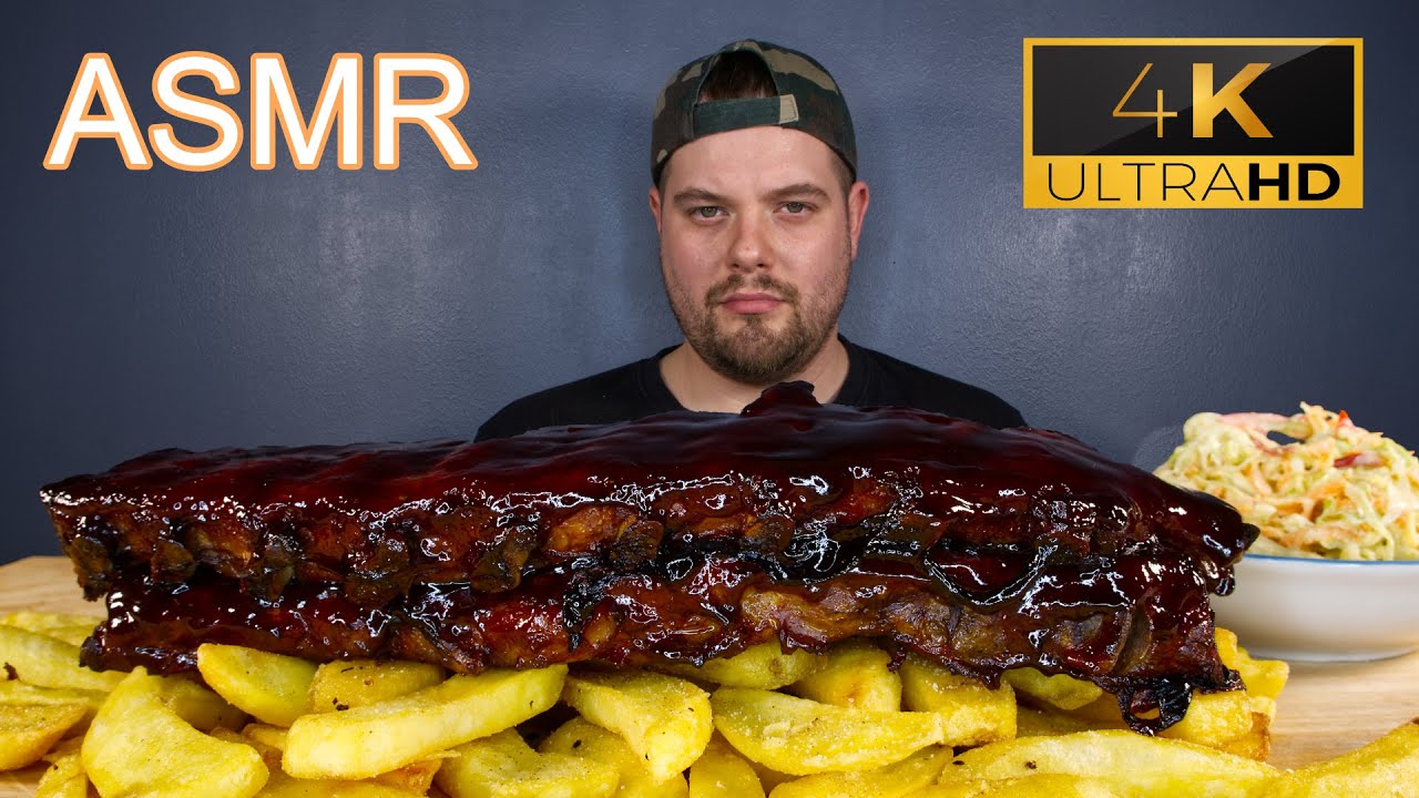 ASMR Ribs & Chips Mukbang ¦ Savoring the Flavor with Dave Kay ASMR