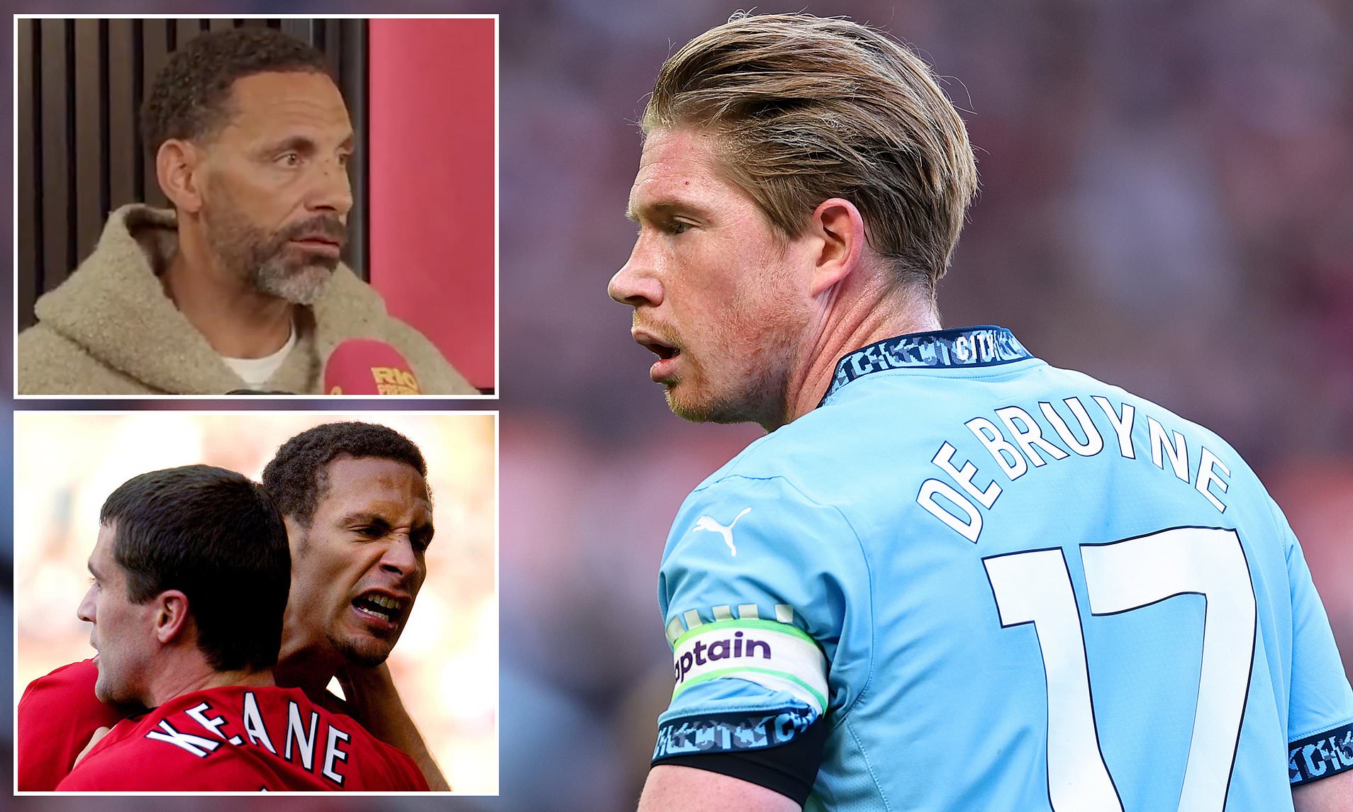 Rio Ferdinand names his top three midfielders in Premier League history - as outgoing Man City ...