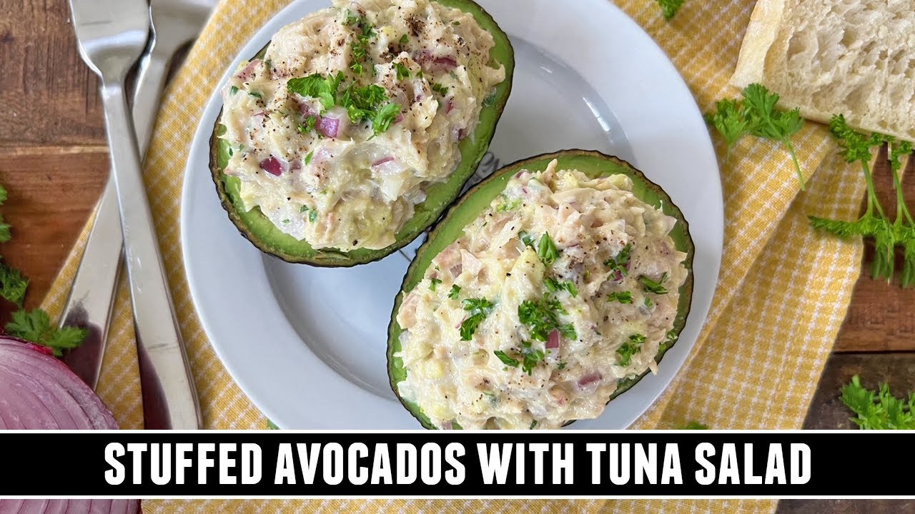 Stuffed Avocados with Tuna Salad: Healthy 10-Minute Recipe
