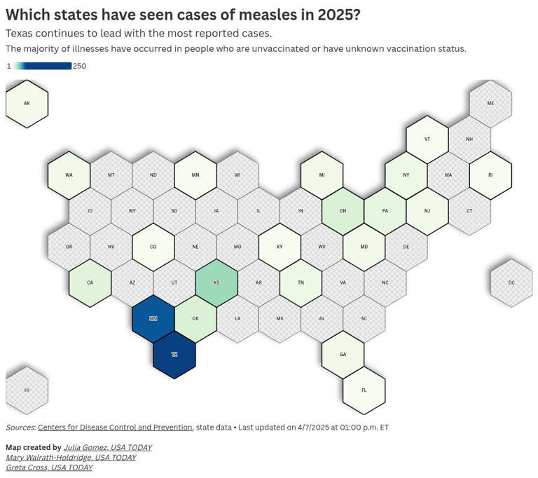 A second child has died from measles in the US: See latest map of cases ...