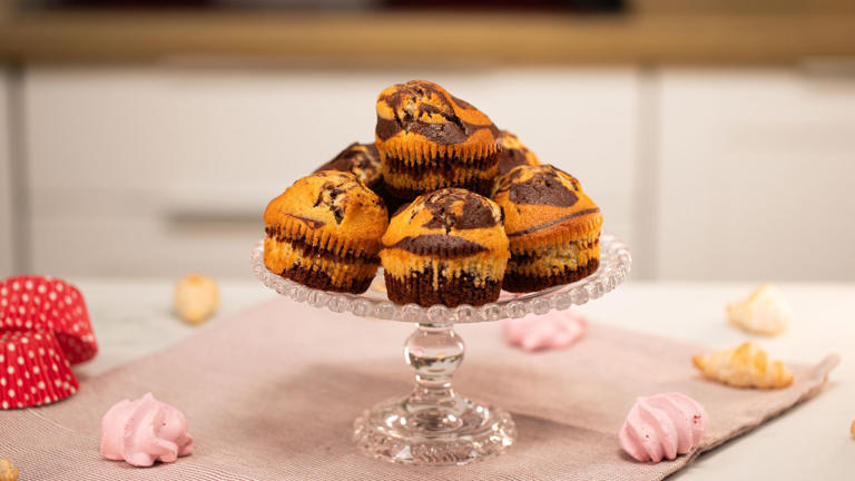 Zebra cupcakes: A delightful bake with a marbled twist