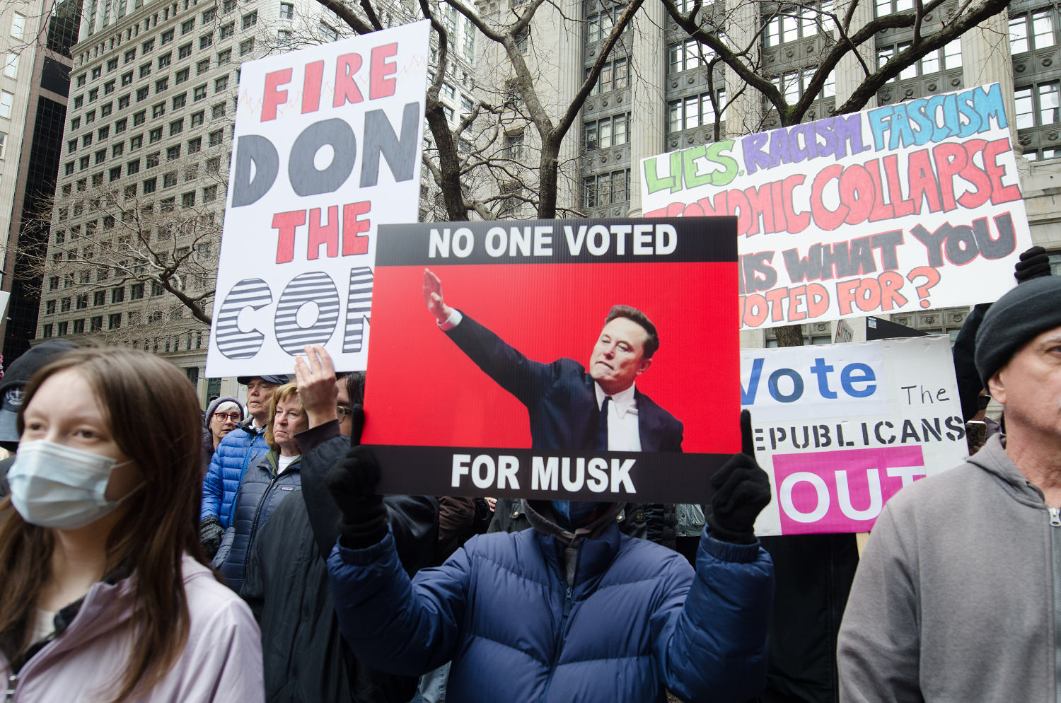 14 eye-catching ‘Hands Off’ protest signs from anti-Trump demonstrations