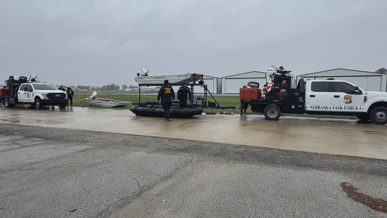 Nebraska Task Force 1 deployed to Arkansas to assist with water rescues