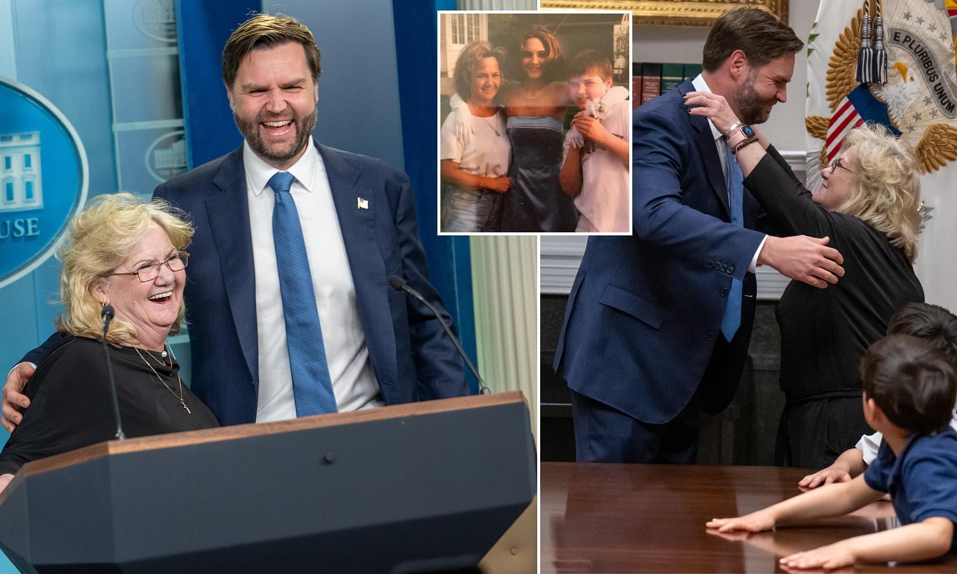 JD Vance celebrates mother's 10 years of sobriety at the White House