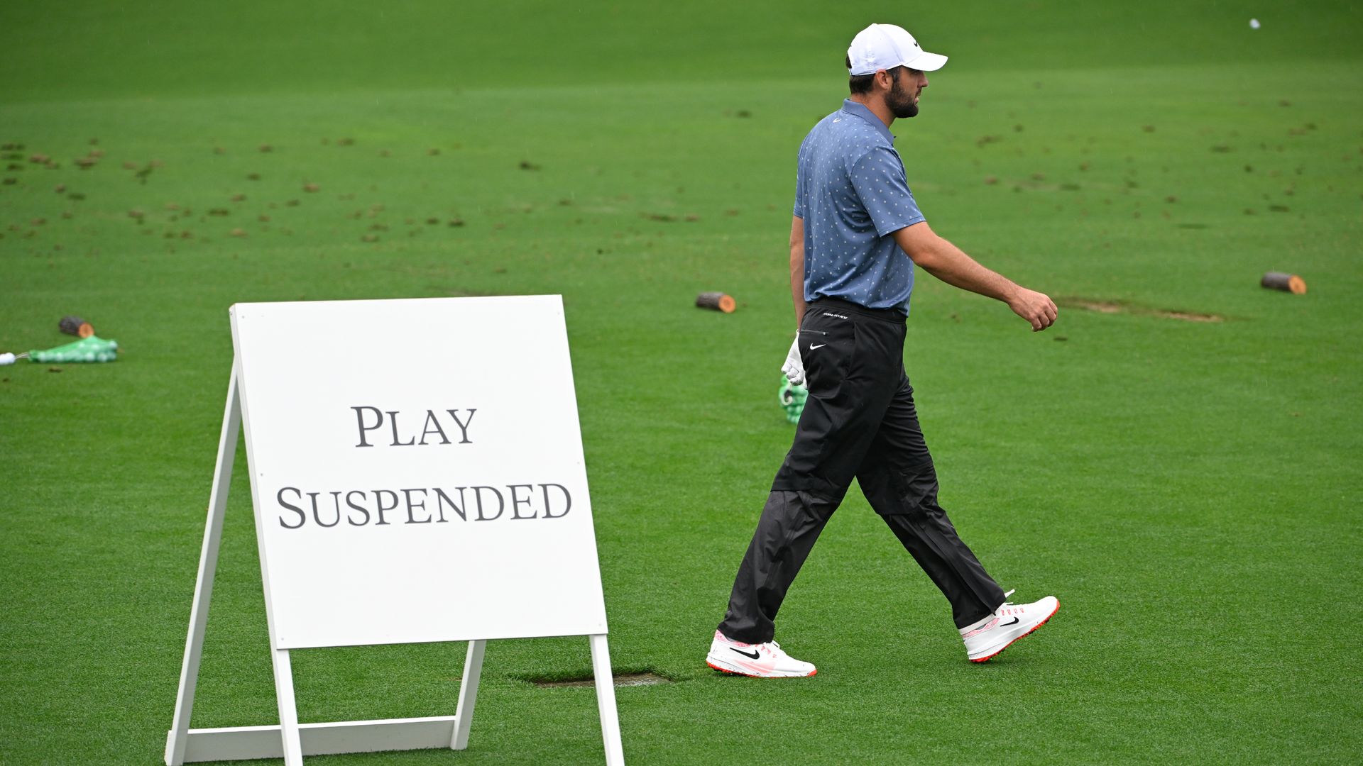 Masters Monday Practice Rounds Cut Short As Augusta National Closes For Day Due To Bad Weather