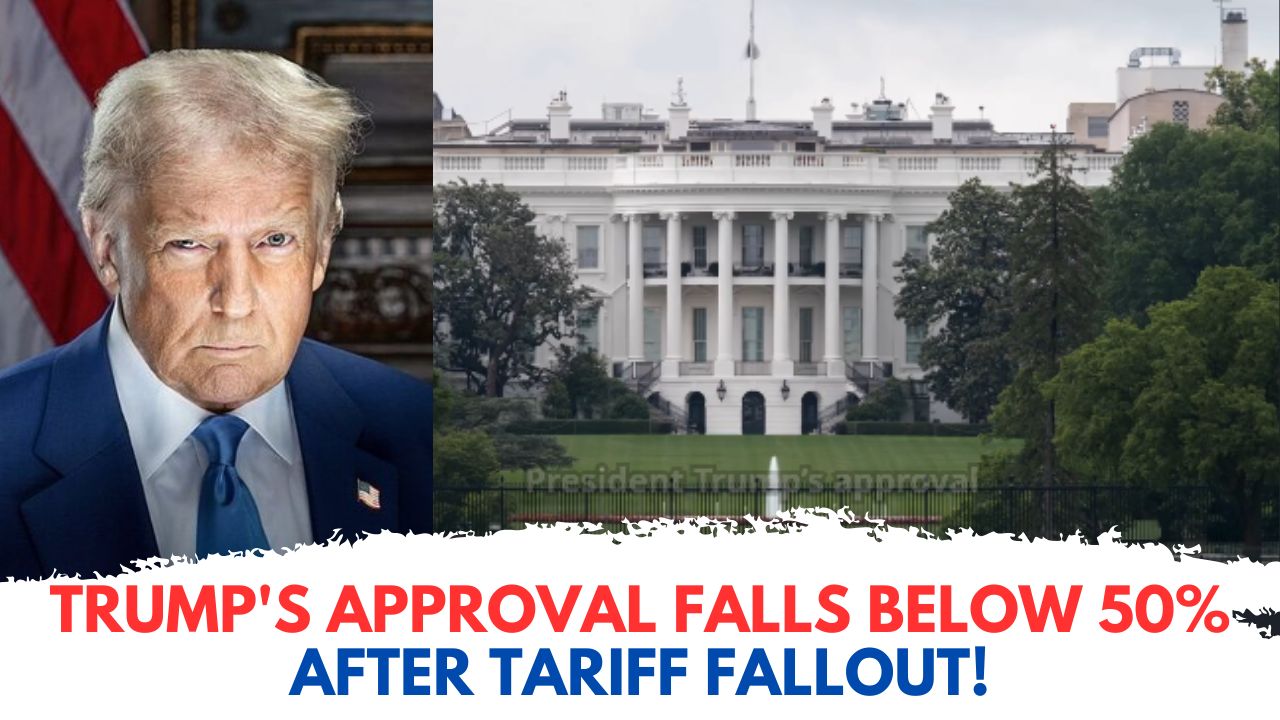 Trump's approval ratings take a hit as tariff turmoil causes economic ...