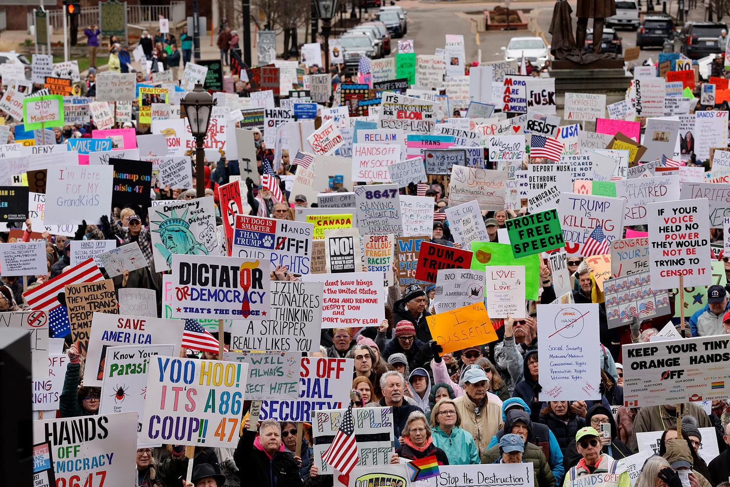 Maddow Blog | Monday’s Campaign Round-Up, 4.7.25: ‘Hands off’ protests ...