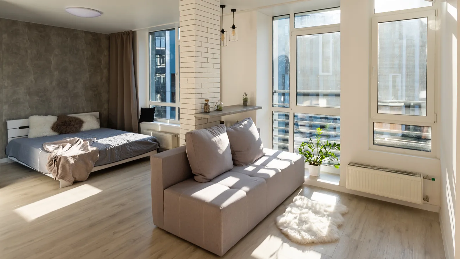 Designing Airy and Open Studio Apartments