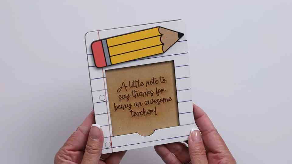 DIY Sticky Note Holder for Teacher Appreciation