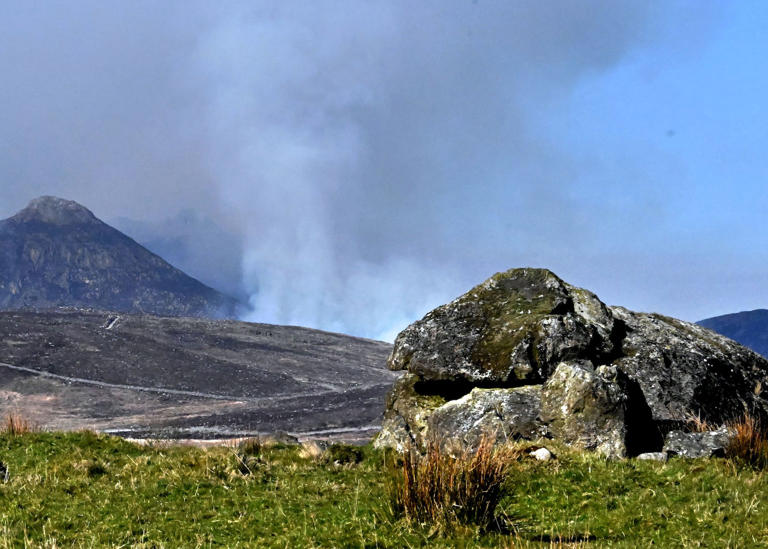 Hapless visitors still swarm to Mournes as worst-ever wildfires rage