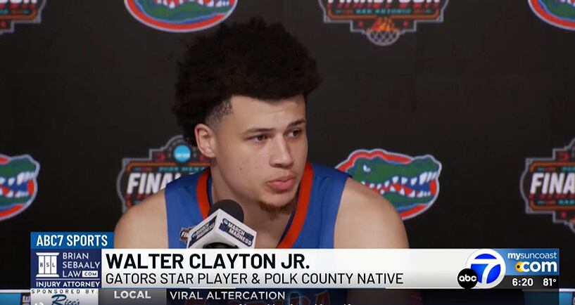 Clayton ready to lead Gators against Houston in NCAA championship