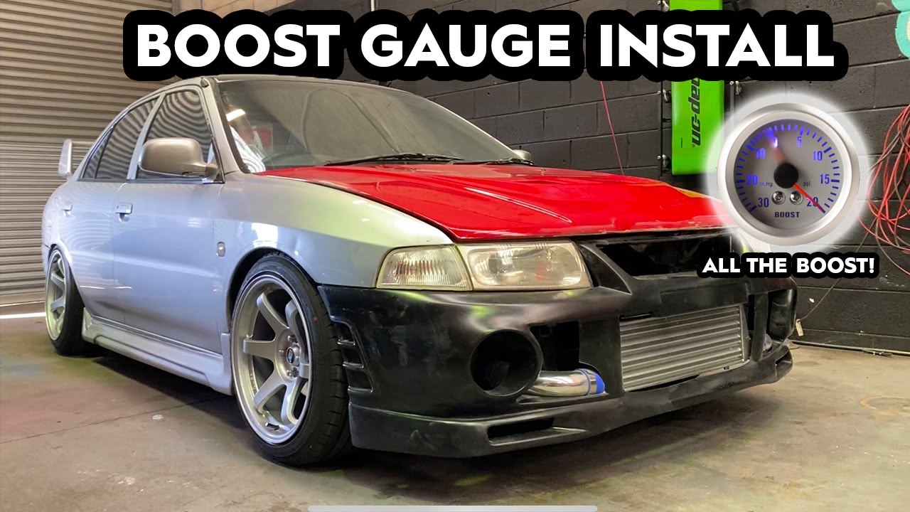 Budget Evo Boost Gauge Install & More!