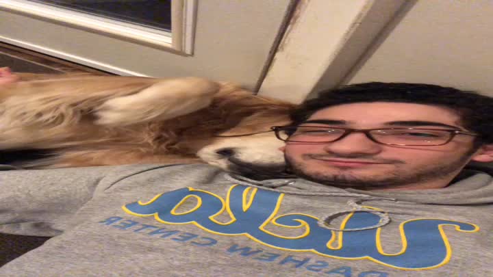 Cuddle Alert! This Dog’s Human Snuggle Game Is Strong