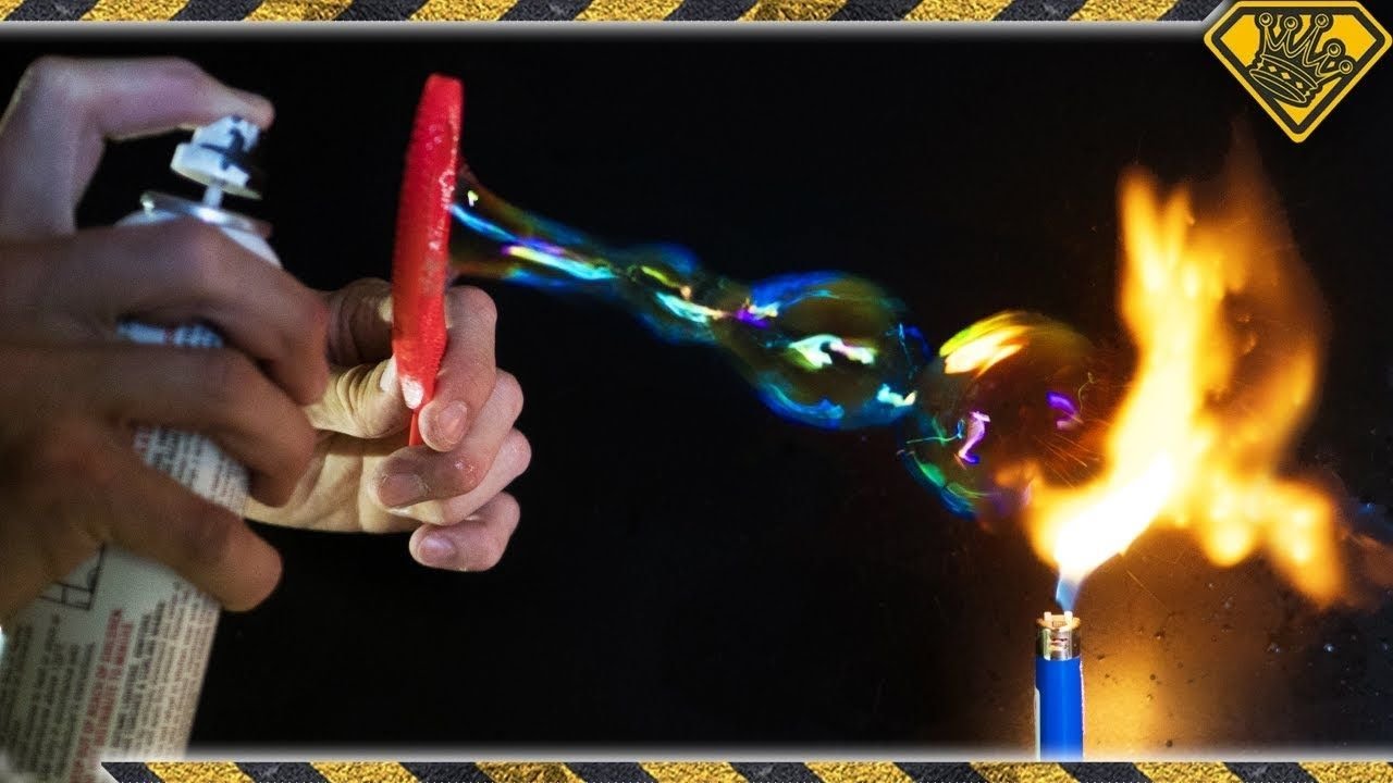 Are Bubbles Flammable? Butane Bubble Fire Experiment Revealed