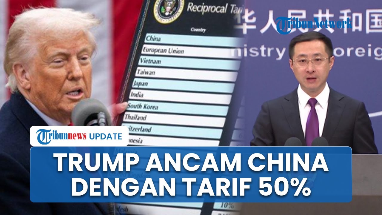 Perang Dagang Memanas, Trump Ancam China dengan Tarif Baru 50 Persen jika Beijing Balas Kebijakannya