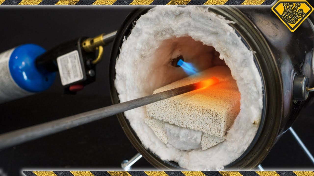 How we built an iron forge from a simple paint can