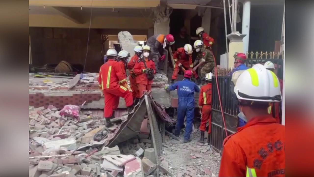 Russian rescue team joins earthquake relief effort in Myanmar