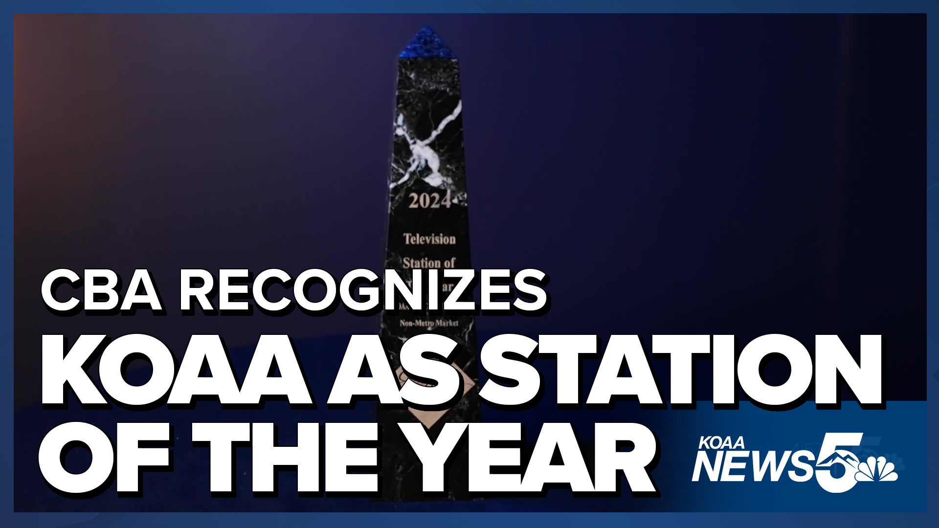 KOAA recognized as Station of the Year by Colorado Broadcasters Association