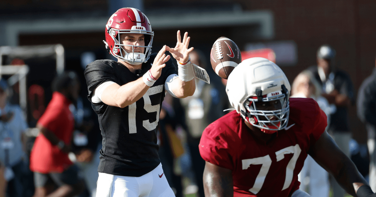 Ryan Grubb assesses Alabama quarterback battle ahead of A-Day