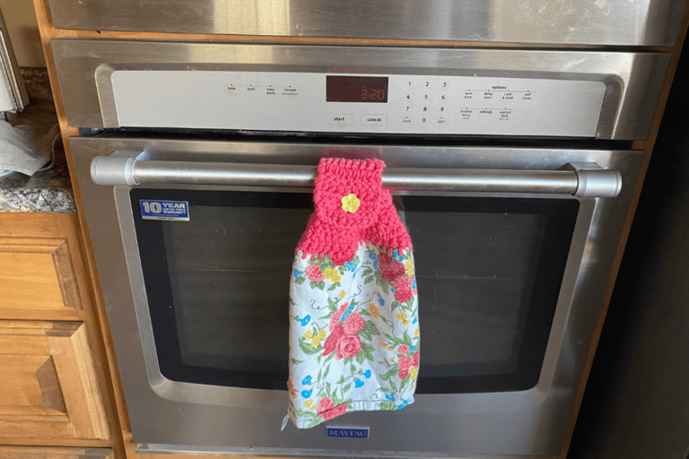 Crochet Hanging Kitchen Towel Pattern
