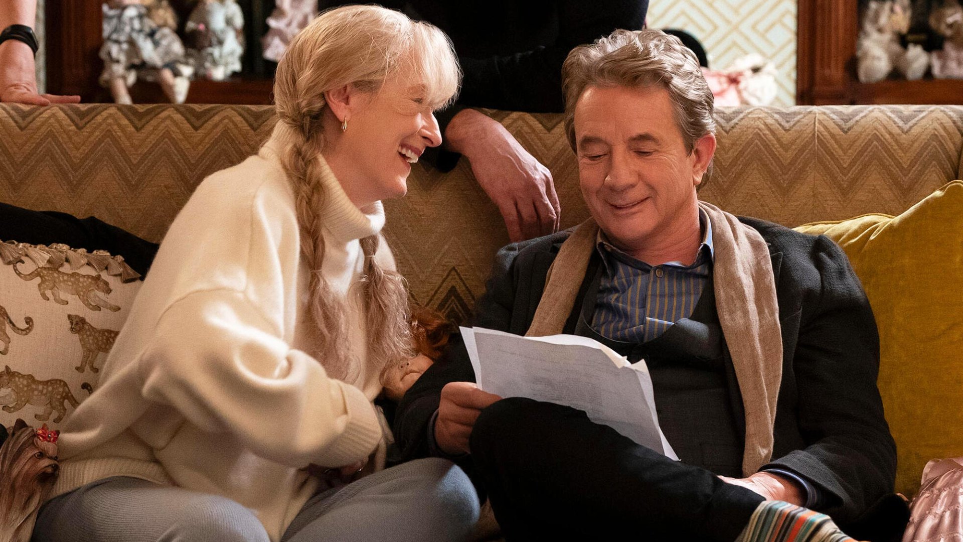 Meryl Streep and Martin Short Cozy Up for 'OMITB' Set Photo