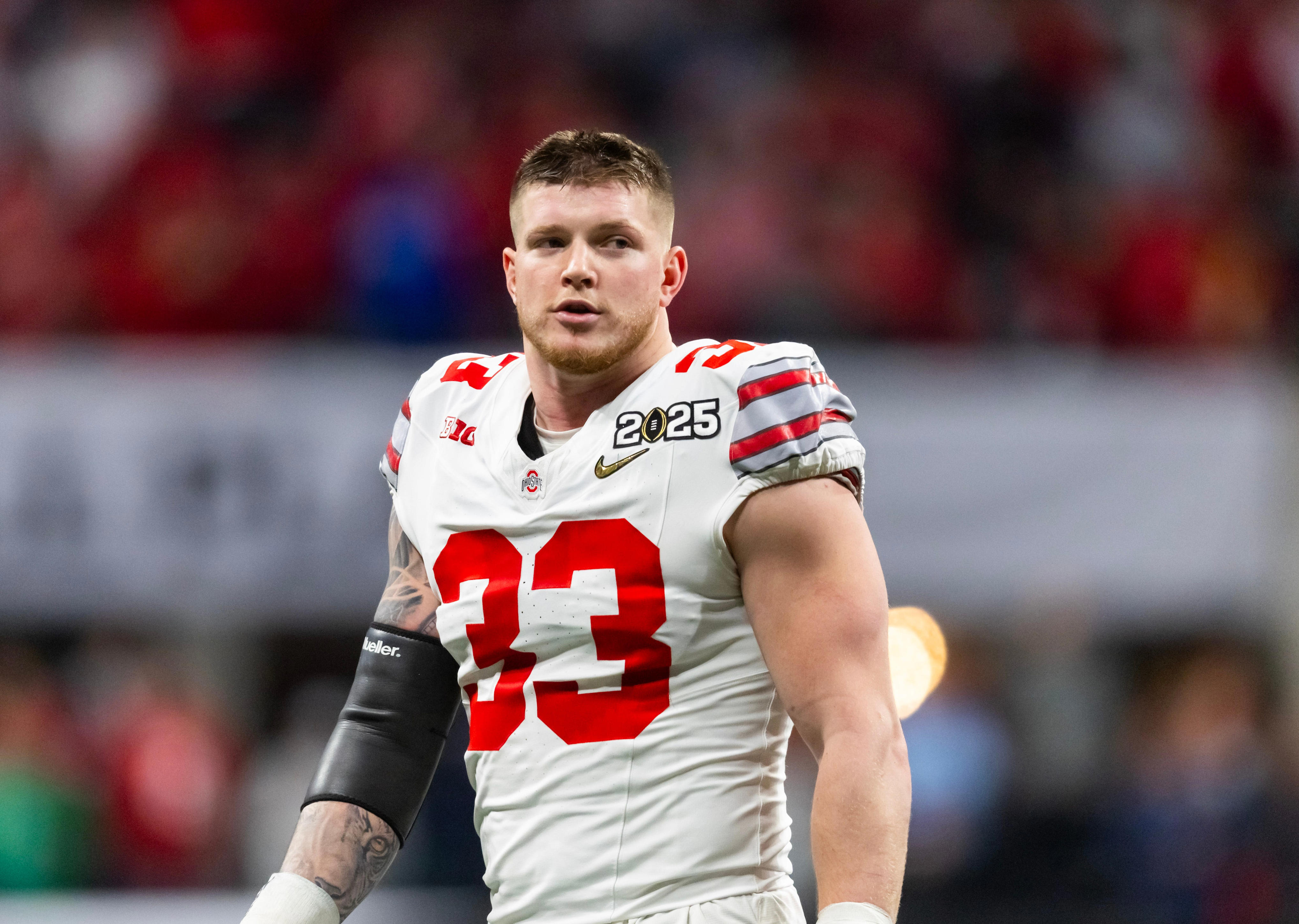 Who is Jack Sawyer? Ohio State football captain throwing out Guardians ...