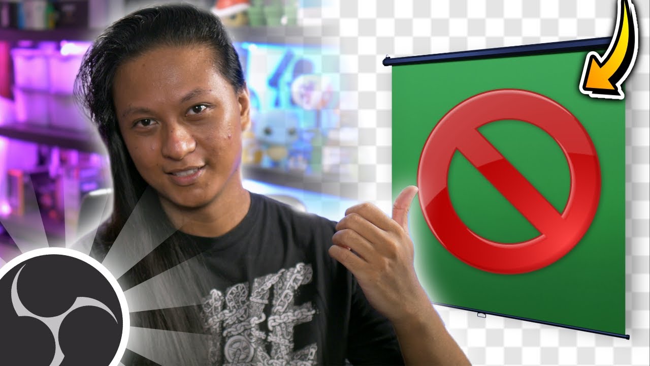 OBS Background Removal Filter WITHOUT A Green Screen! (Spoiler: It’s ...