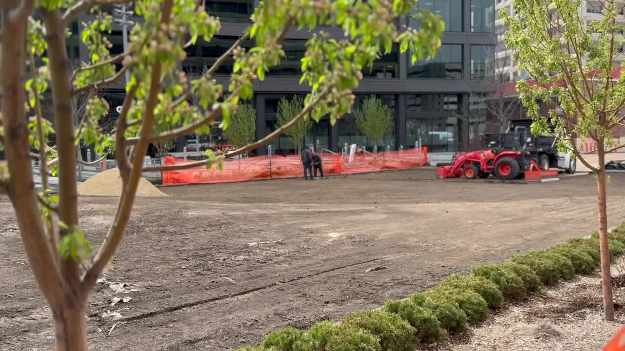 Turf installation begins at Cherie Buckner-Webb Park to improve ...