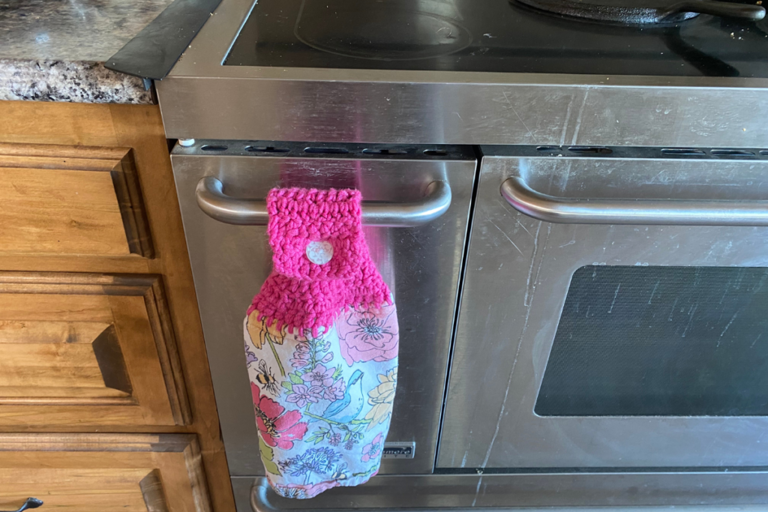 Crochet Hanging Kitchen Towel Pattern