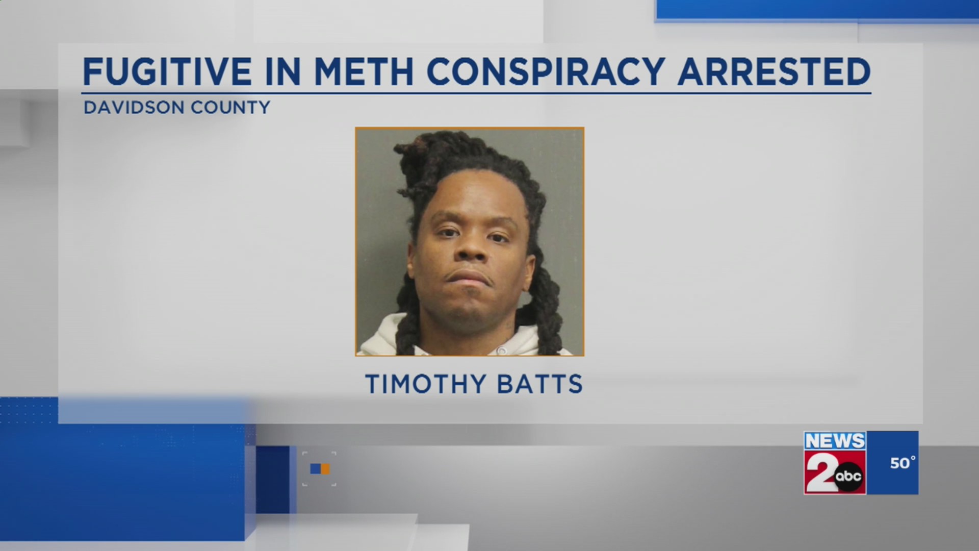 Fugitive in Nashville, TN meth conspiracy arrested
