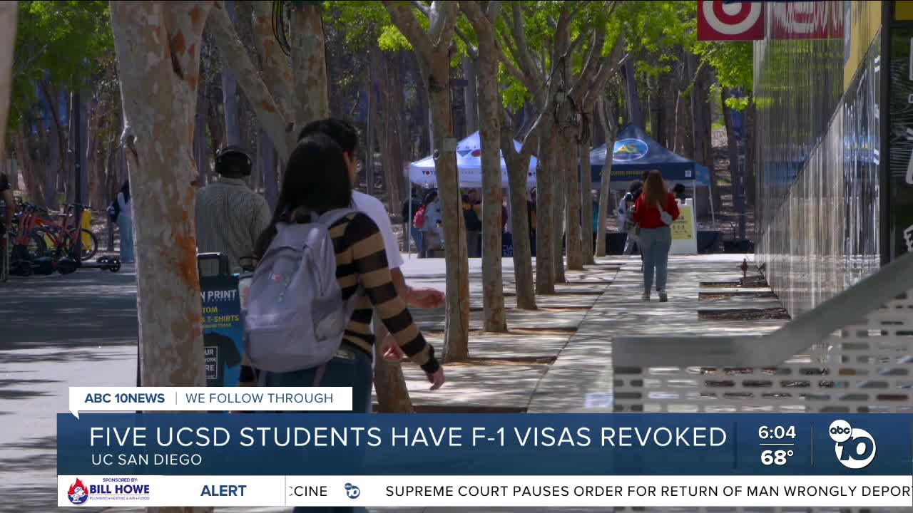 Attorney explains F-1 visas after five UCSD students get theirs revoked