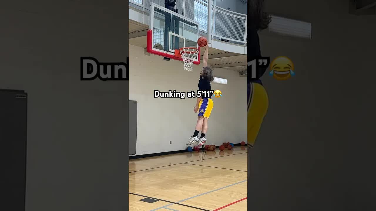 Incredible Dunks at 13ft Rim!