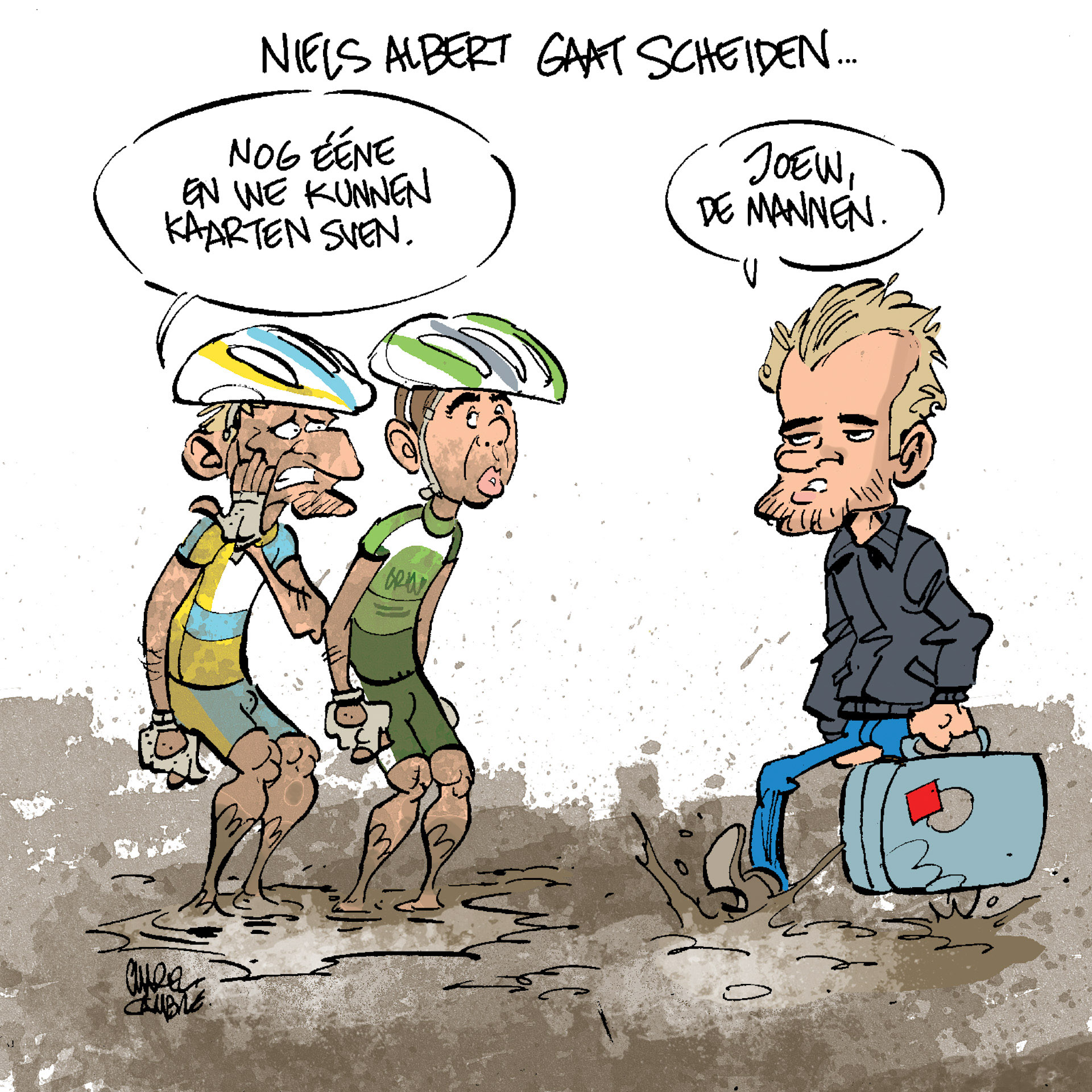 En toen ging Niels Albert scheiden...