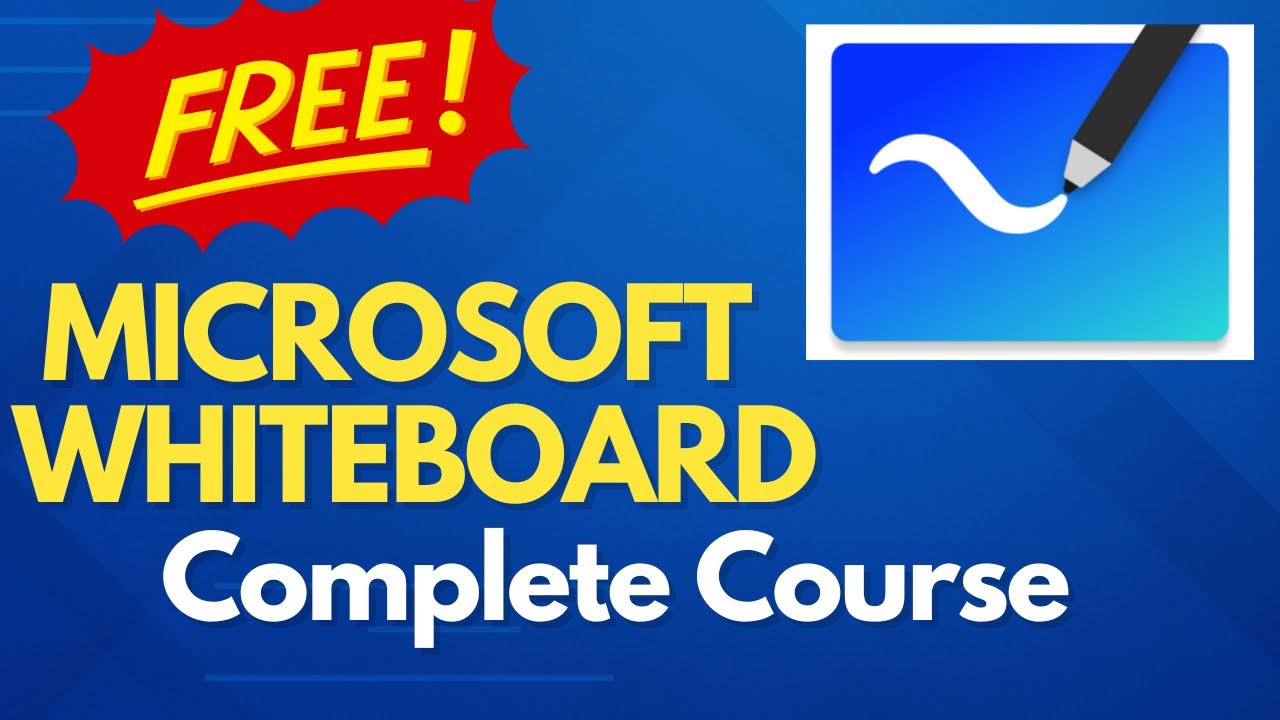 How to Use Microsoft Whiteboard – FREE Complete Starter Course