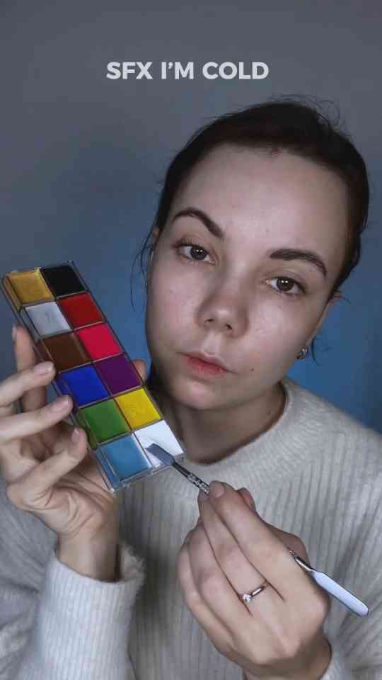 I’m Literally Cold SFX Frozen Makeup