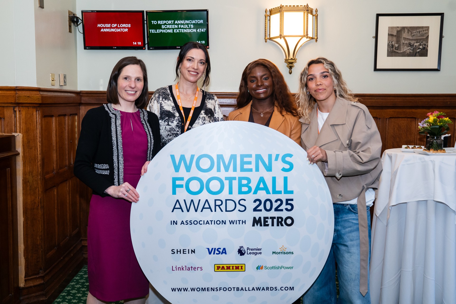Metro join Eni Aluko and Celin Bizet at Parliament for launch of Women ...