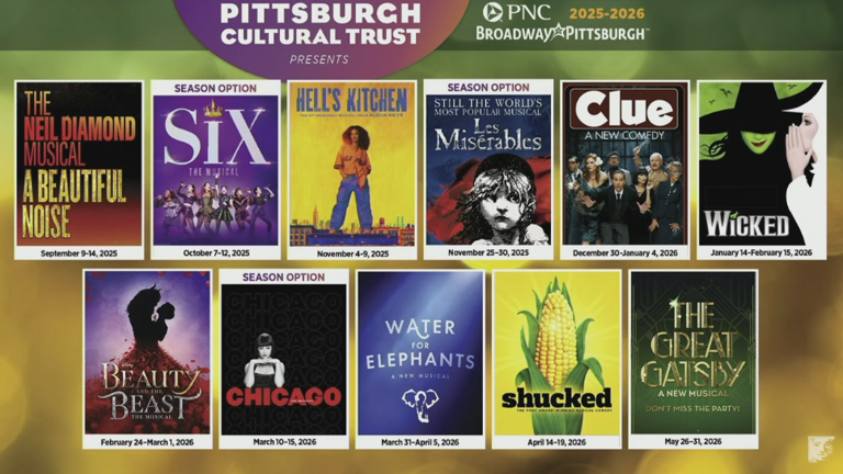 Pittsburgh Cultural Trust announces lineup for 2025-26 Broadway series