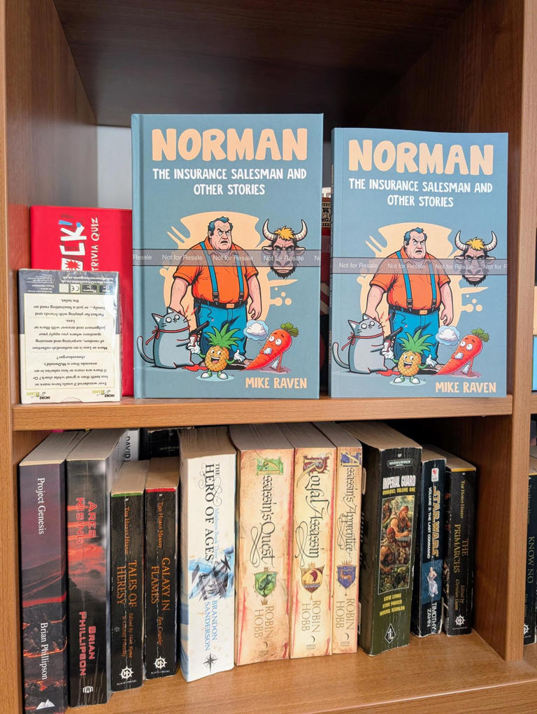 Norman the Insurance Salesman makes number one