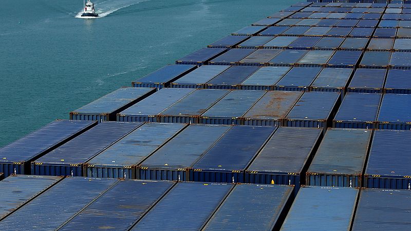 French trade deficit increases in February as transport exports lag