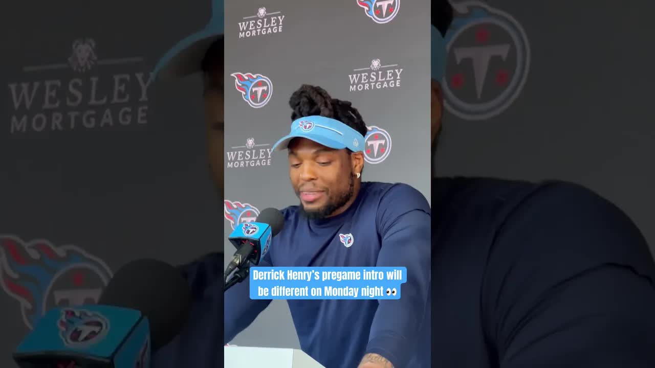Derrick Henry normally comes out of the tunnel with Jeffery Simmons for ...