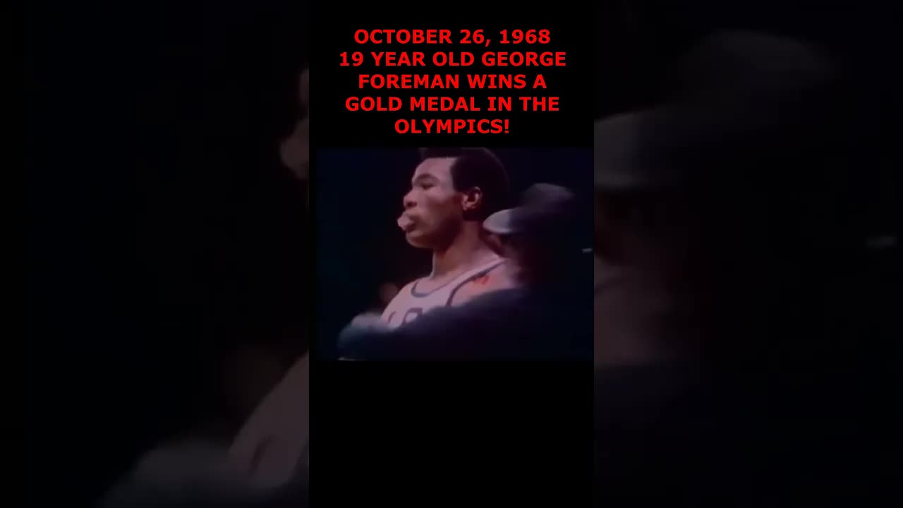 1968 Mexico City Olympics: George Foreman Wins Gold