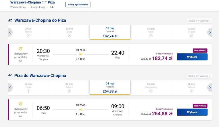 Tanie loty na majówkę w Toskanii. To nie koniec okazji od Ryanaira