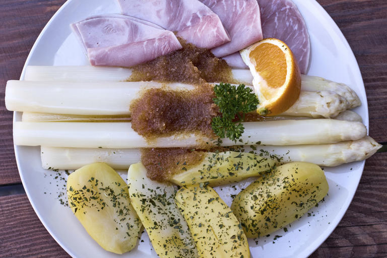 It’s springtime in Germany and people are obsessing about white asparagus
