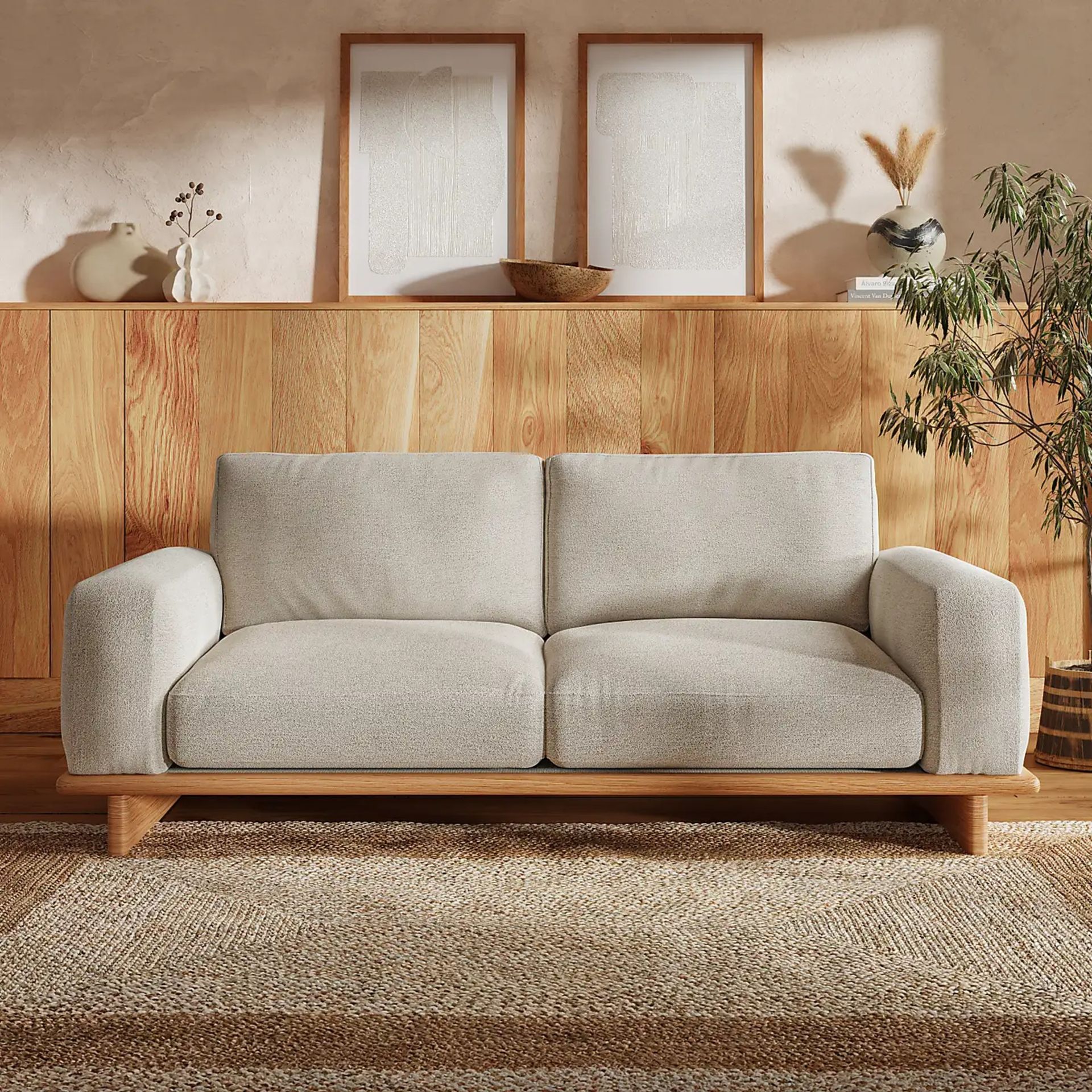 Wooden sofas may sound uncomfortable but that couldn’t be further from ...