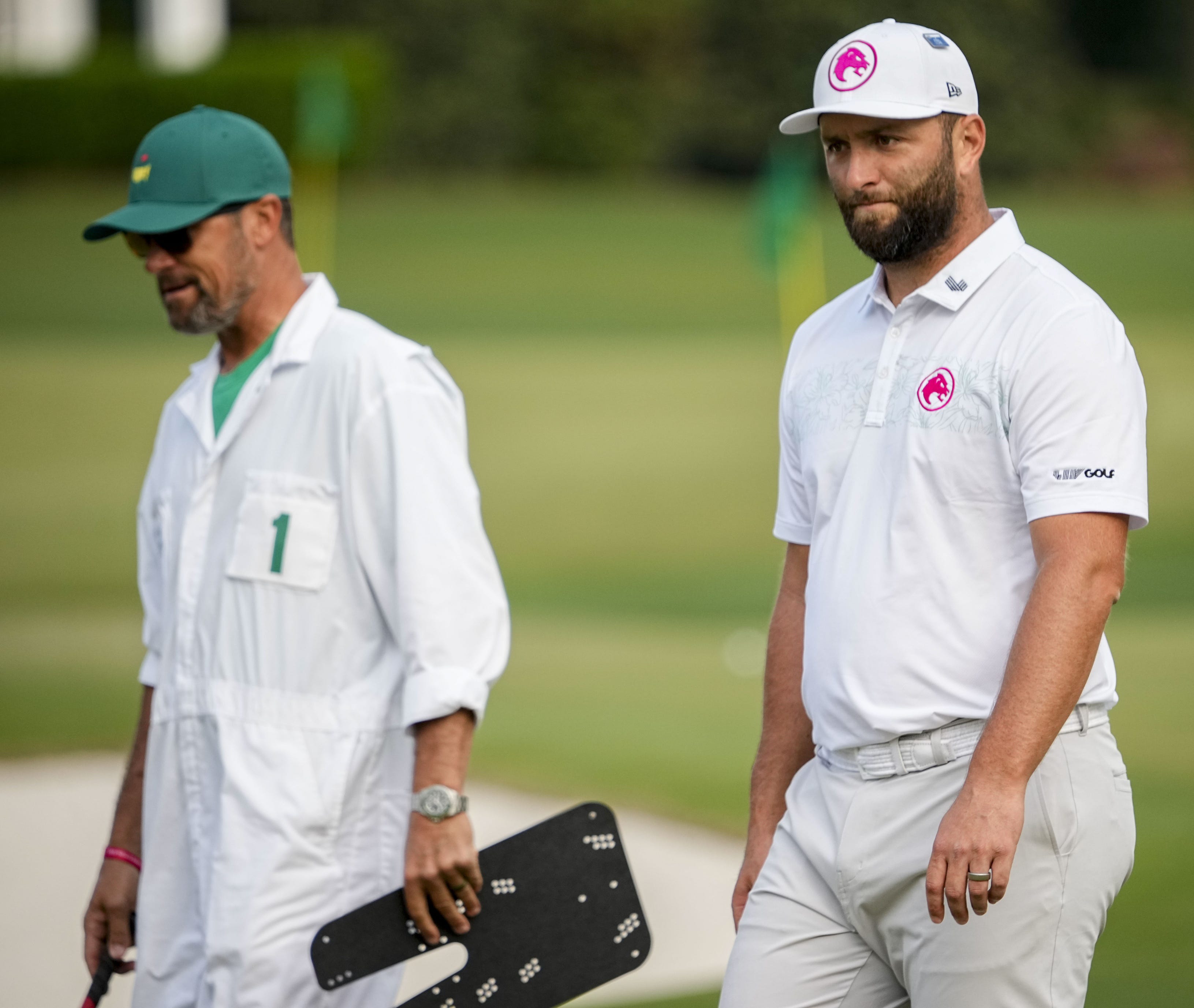 He's No. 1: Why the caddie for the defending Masters champion wears No ...
