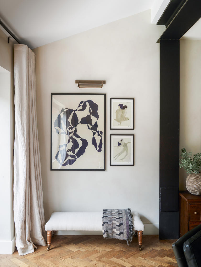 How high should you hang art?