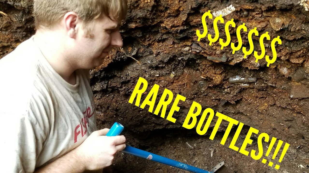 Digging Soda Bottles from the turn of the Century